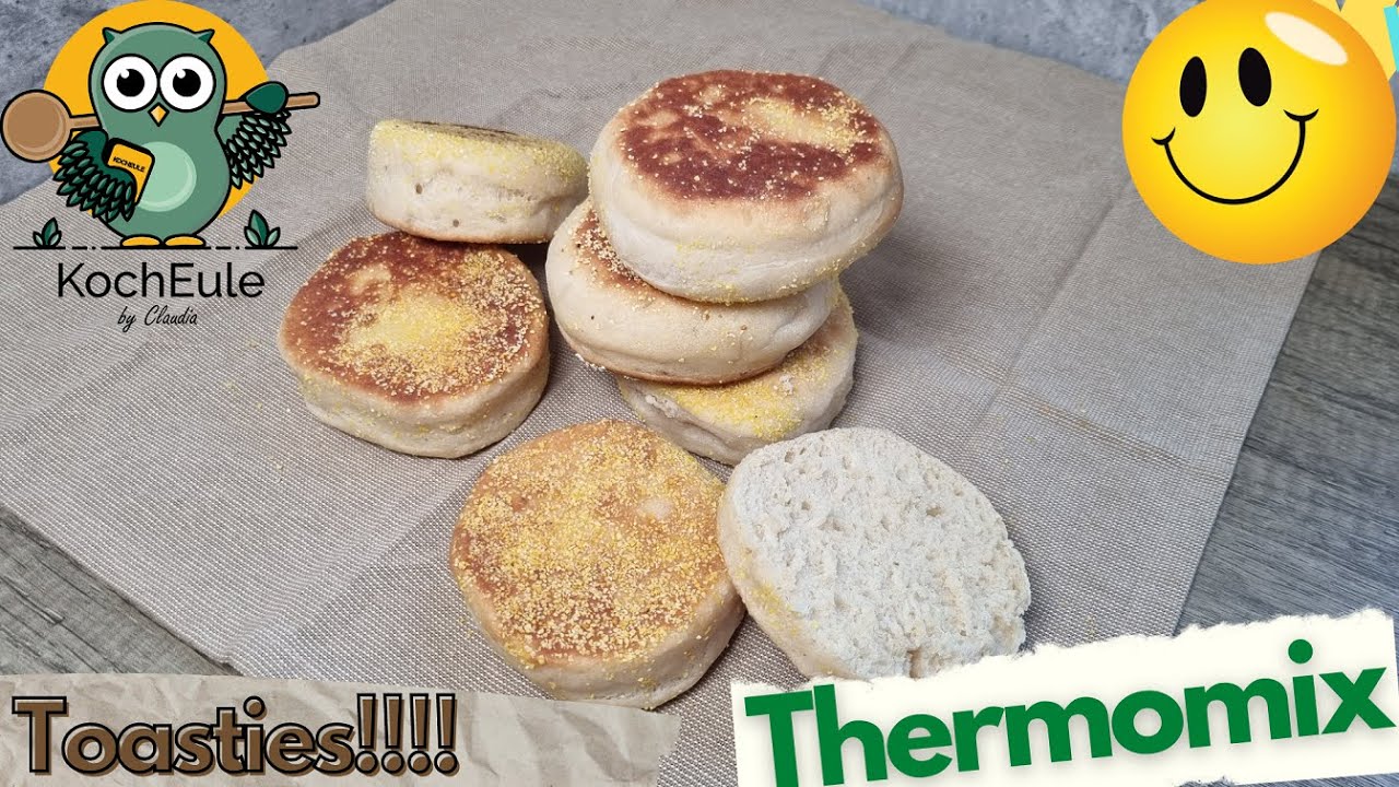 Englische Muffins / Toasties leicht gemacht / einfach selber backen ♥️ ...