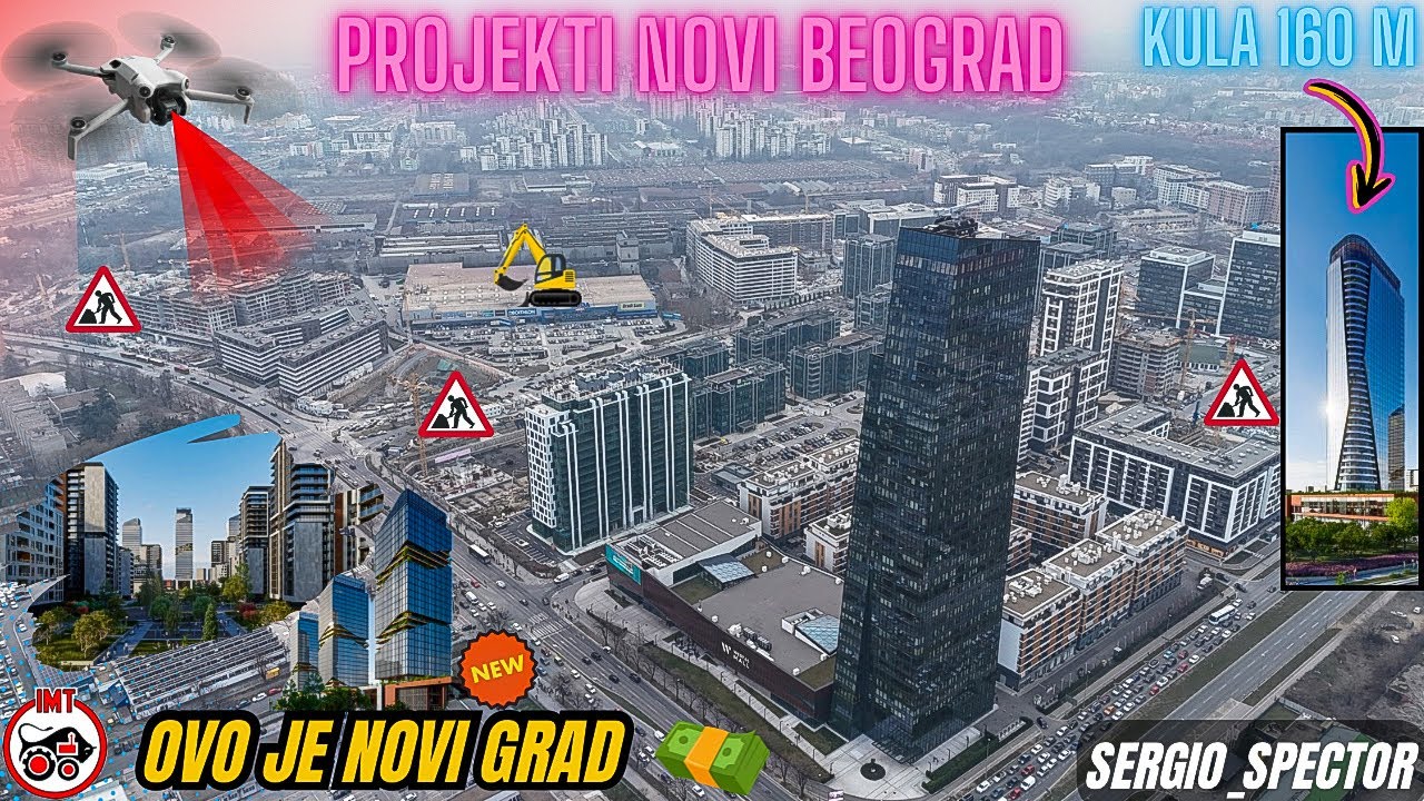 Nove KULE i NOVI GRAD na Novom Beogradu - Poslovne Kule i Hoteli, GREEN ...
