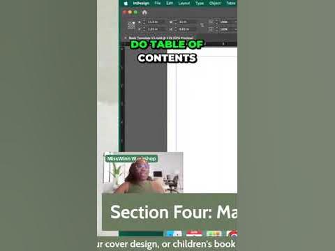 How To Create a Book in Indesign: Adding Table of Contents - YouTube