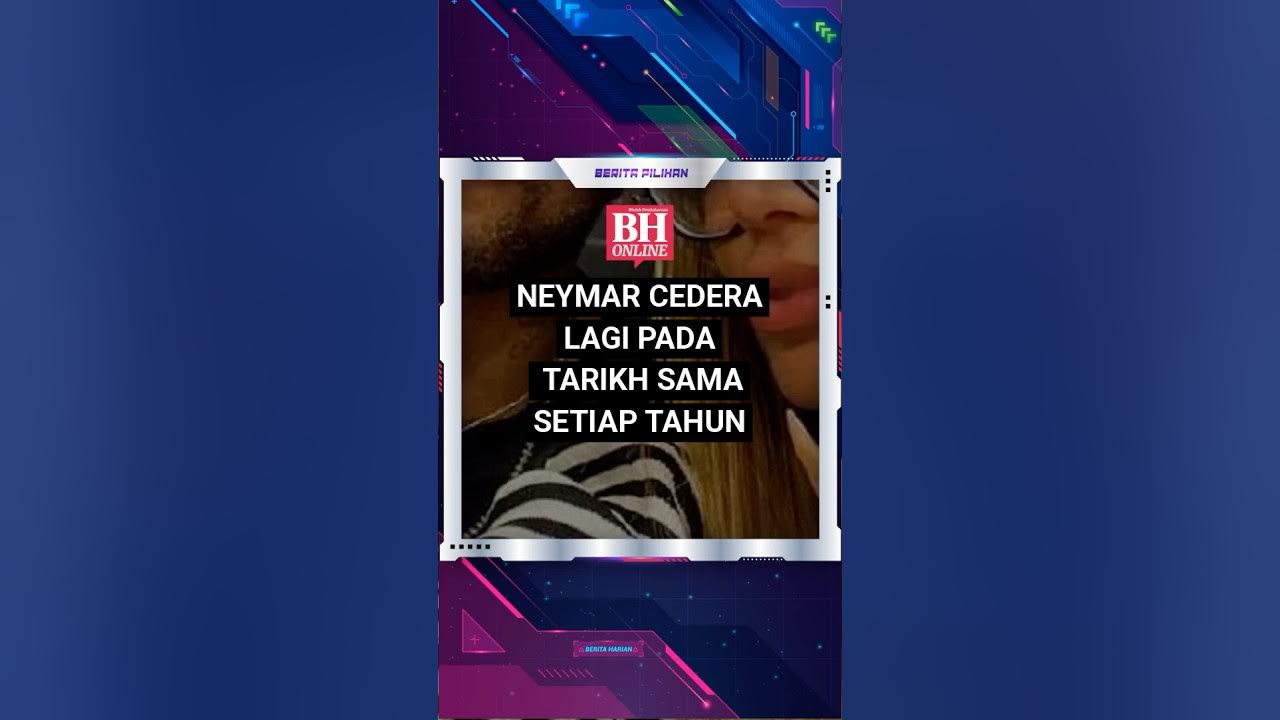 Neymar cedera lagi pada tarikh sama setiap tahun - YouTube