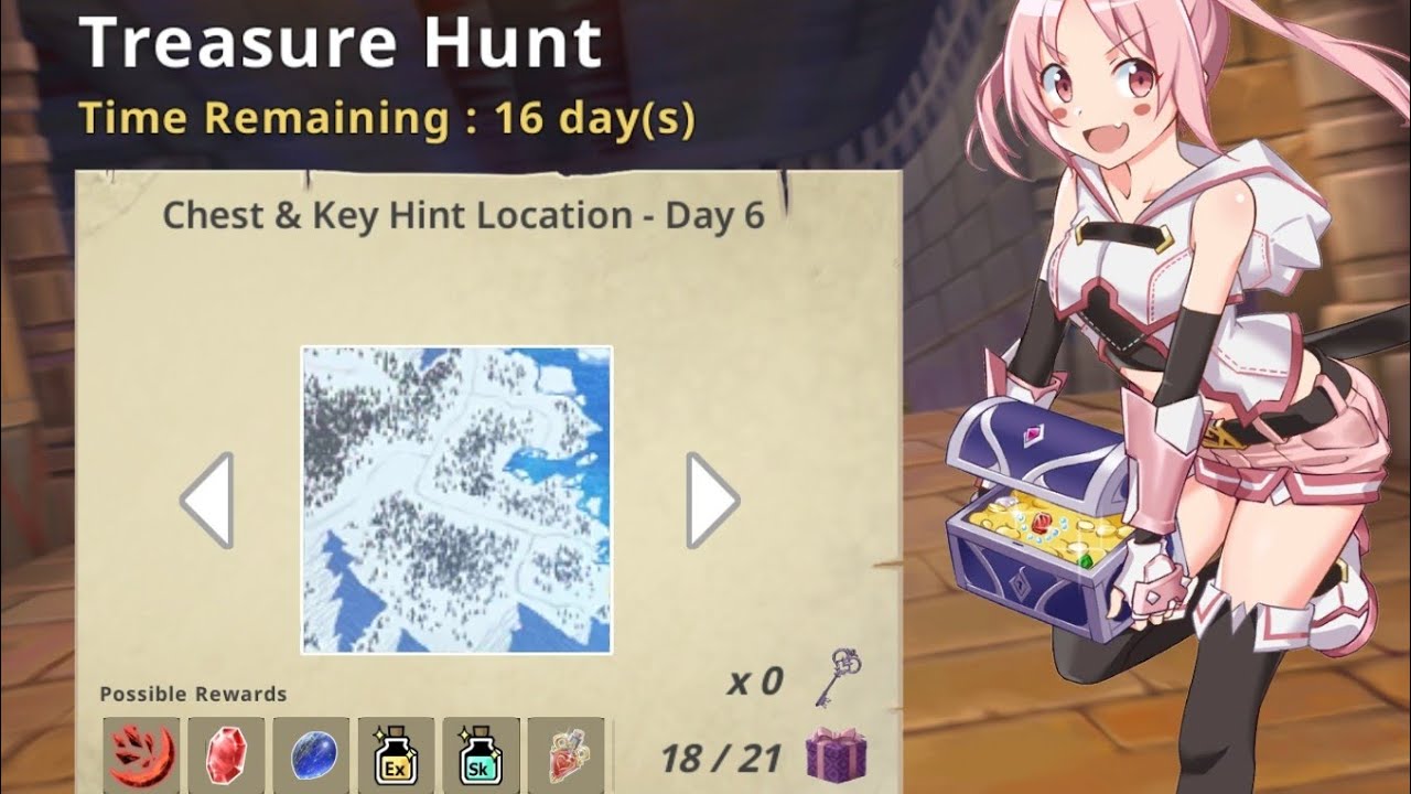 Day 6 moon shard treasure hunt key and chest location - Epic Conquest 2 ...