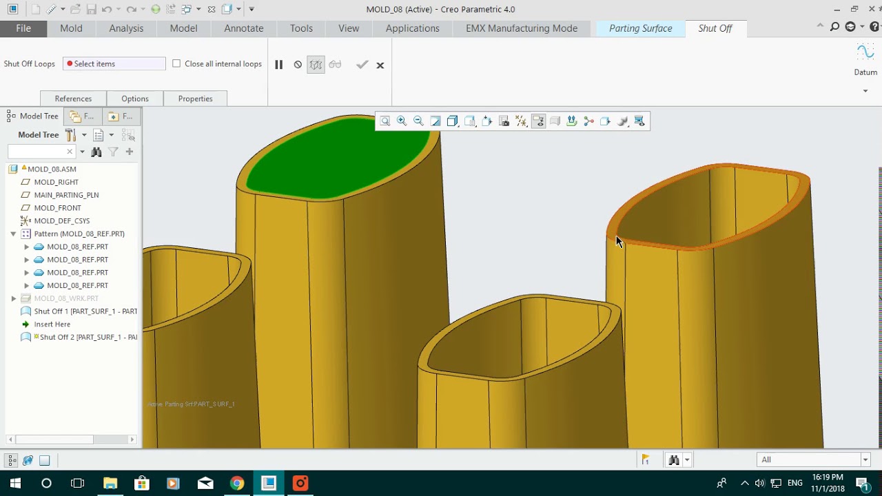 PTC Creo Mold 08_Designer - YouTube