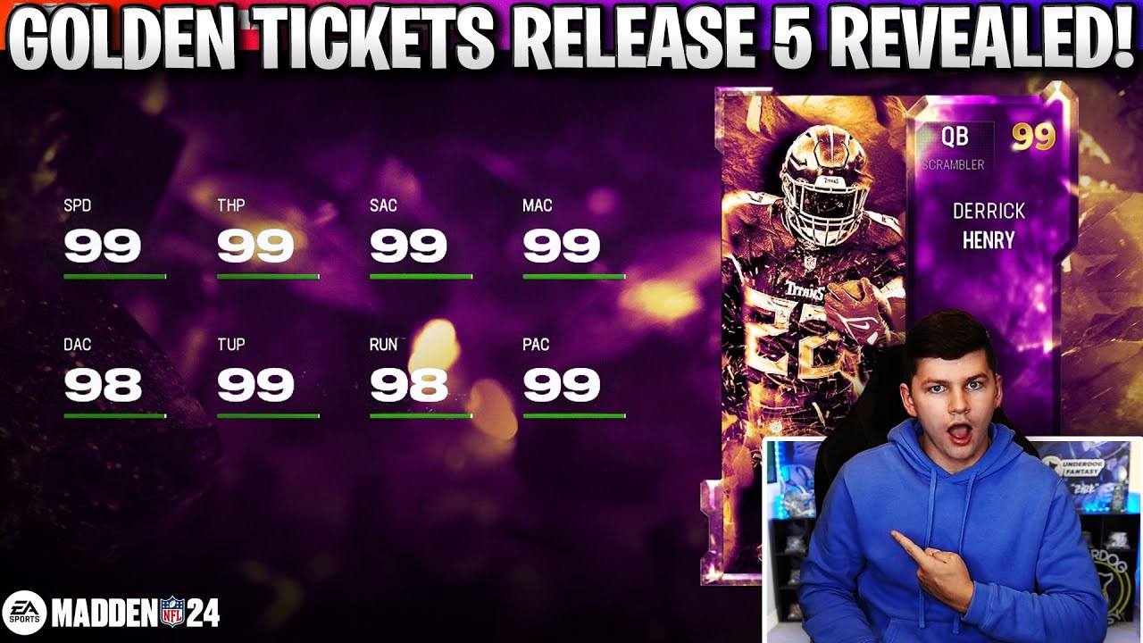 GOLDEN TICKET RELEASE 5 REVEALED! GT QB HENRY, CB BAVARO, AND MORE ...