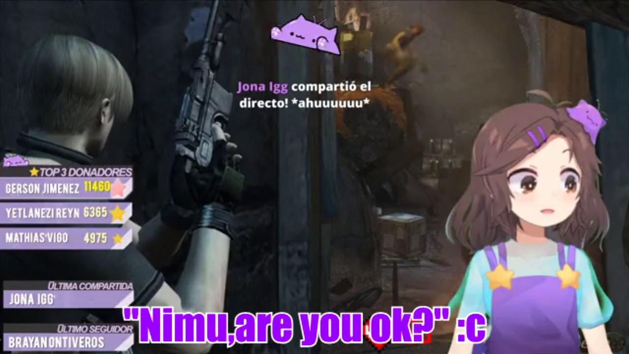 Nimu tries to survive - Resident Evil 4 - YouTube