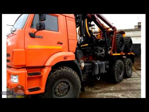 Russian Kamaz Trucks timber 2015
