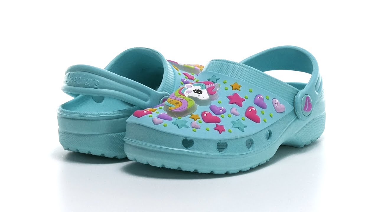 SKECHERS KIDS Foamies - Heart Charmer - Unicorn Delight 308016L (Little ...