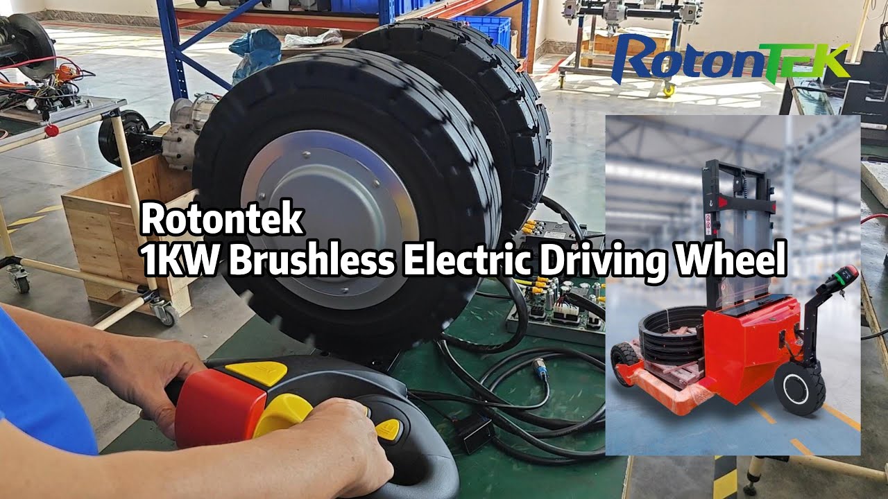 The Rotontek 1KW Brushless Electric Driving Wheel - YouTube