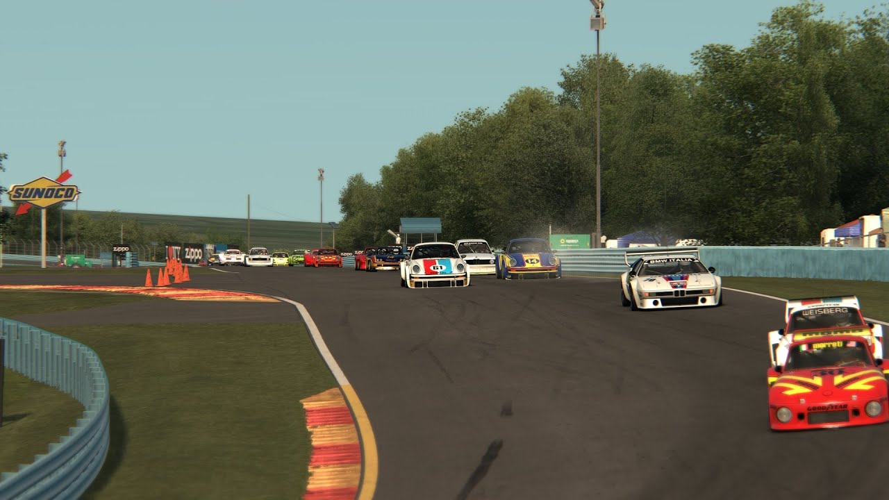 Assetto Corsa Offline Race IMSA GTX, GTO and GTU at Watkins Glen - YouTube