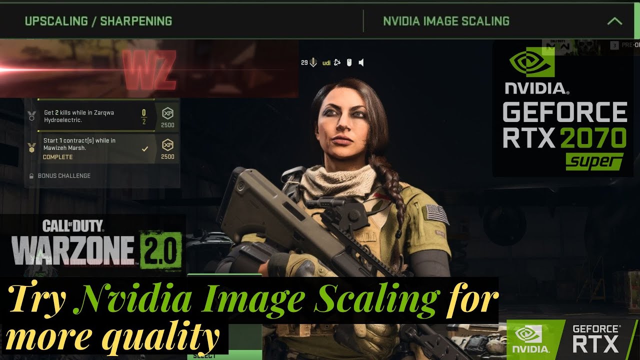 Warzone Win. Try Nvidia Image Scaling for more quality | RTX 2070 Super COD Warzone 2.0 - YouTube