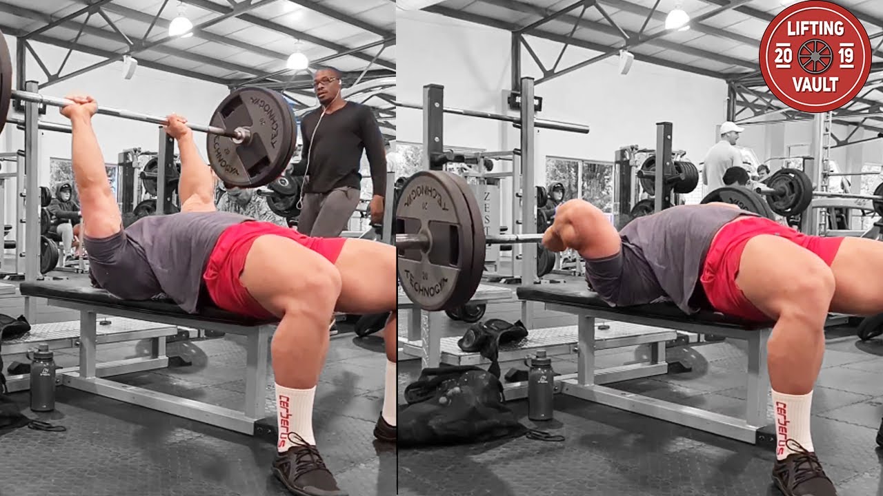 You Probably Thought He Was Benching - YouTube