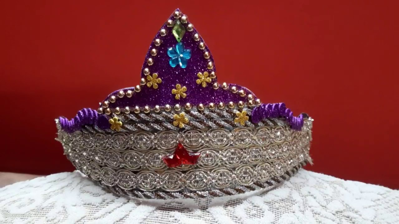 DIY Crown Making using Waste Materials | How to Make a Crown | How to ...