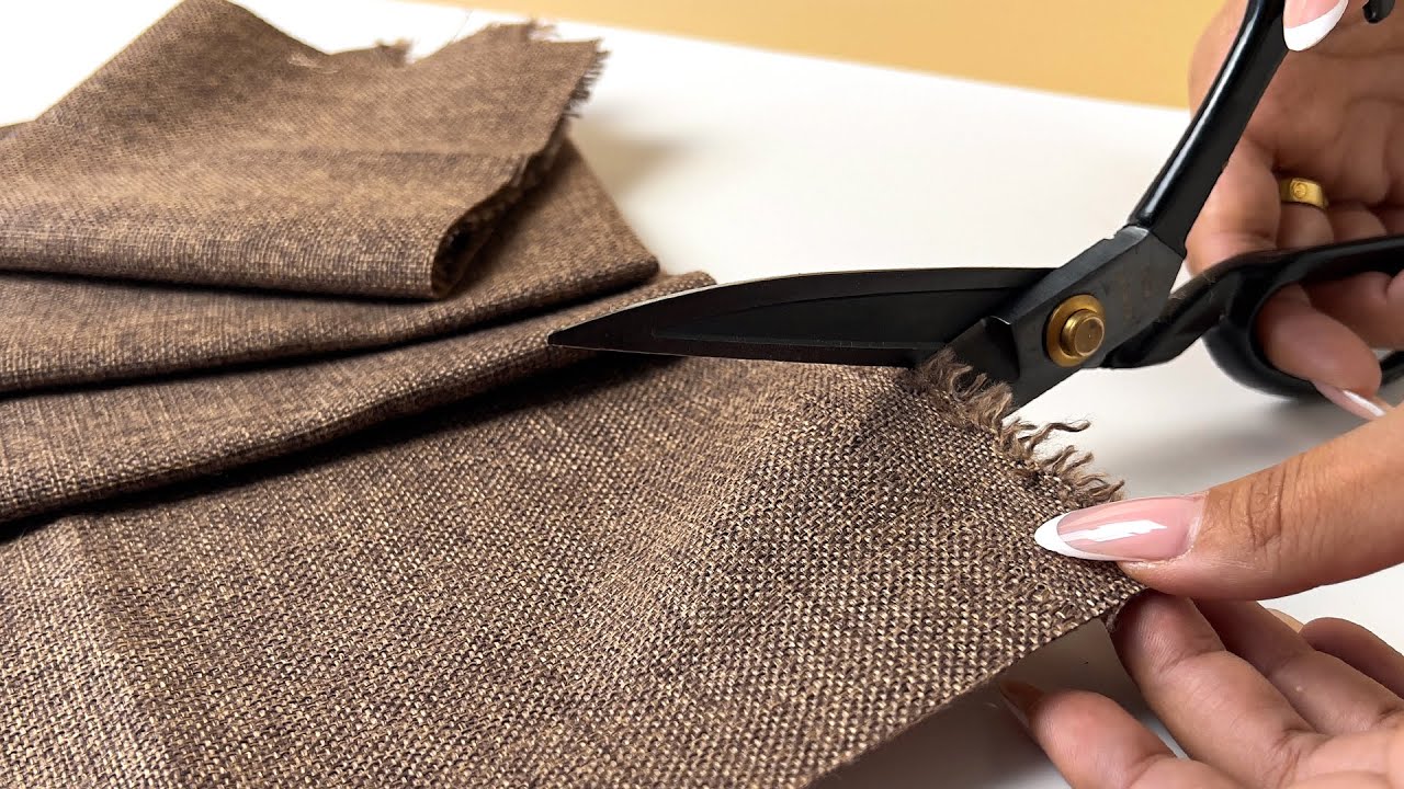 No Needles and Thread! 😍 Genius IDEA from leftover Fabric with your own ...