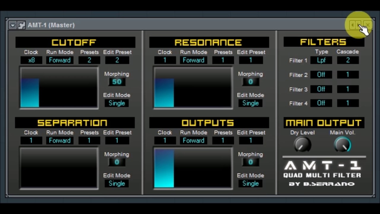 AMT-1 quad multi filter by B.Serrano - YouTube