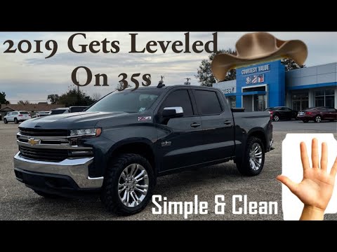 2019 Silverado Gets A Level & 35s | No Squat🙅🏽‍♂️ - YouTube