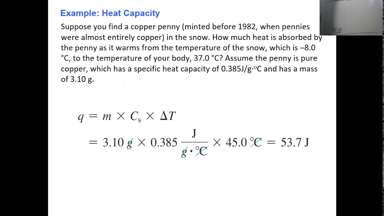 Chapter 7: Thermochemistry - Part 2 of 3 - YouTube