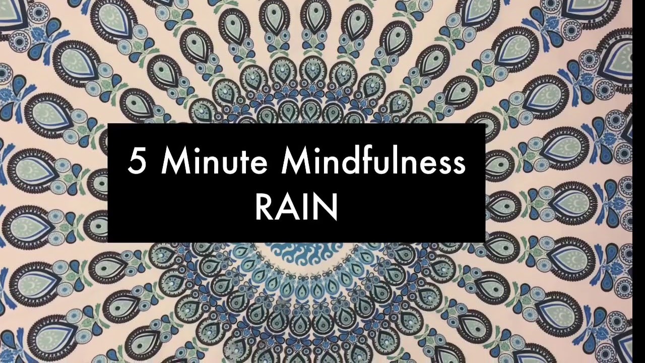 5 Minute Mindfulness - RAIN - YouTube
