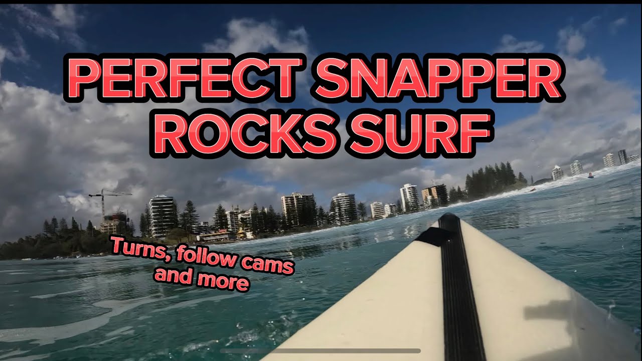 POV SURFING PERFECT SNAPPER ROCKS SWELL - YouTube