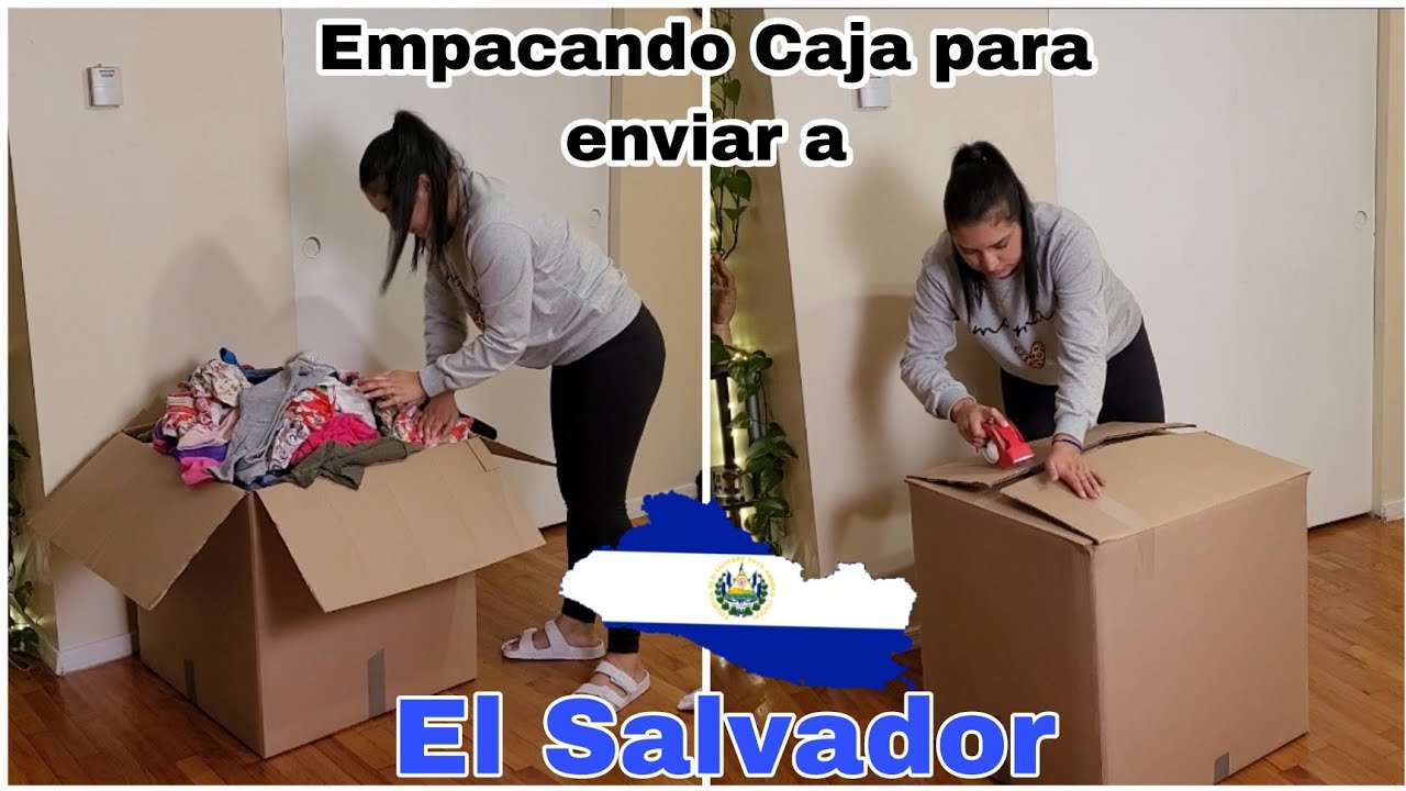Esto cuesta enviar cajas a El Salvador desde Estados Unidos- Empacando 📦 - YouTube
