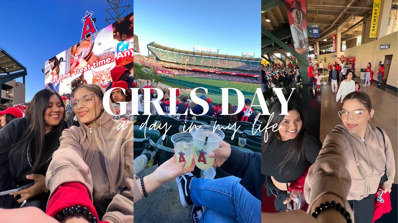 GIRLS DAY || CHICK-FIL-A , BASEBALL & DISNEYLAND FIREWORKS - YouTube