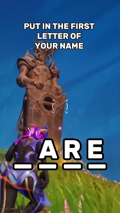 PUT IN THE FIRST LETTER IN YOUR NAME! P4 #shorts - YouTube