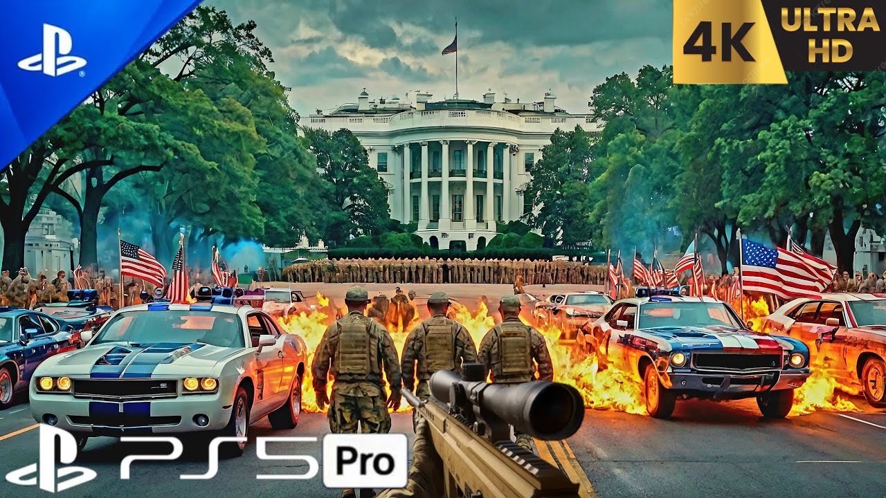 (PS5 PRO) USA EMBASSY HUGE ATTACK | REALISTIC ULTRA GRAPHICS GAMEPLAY ...