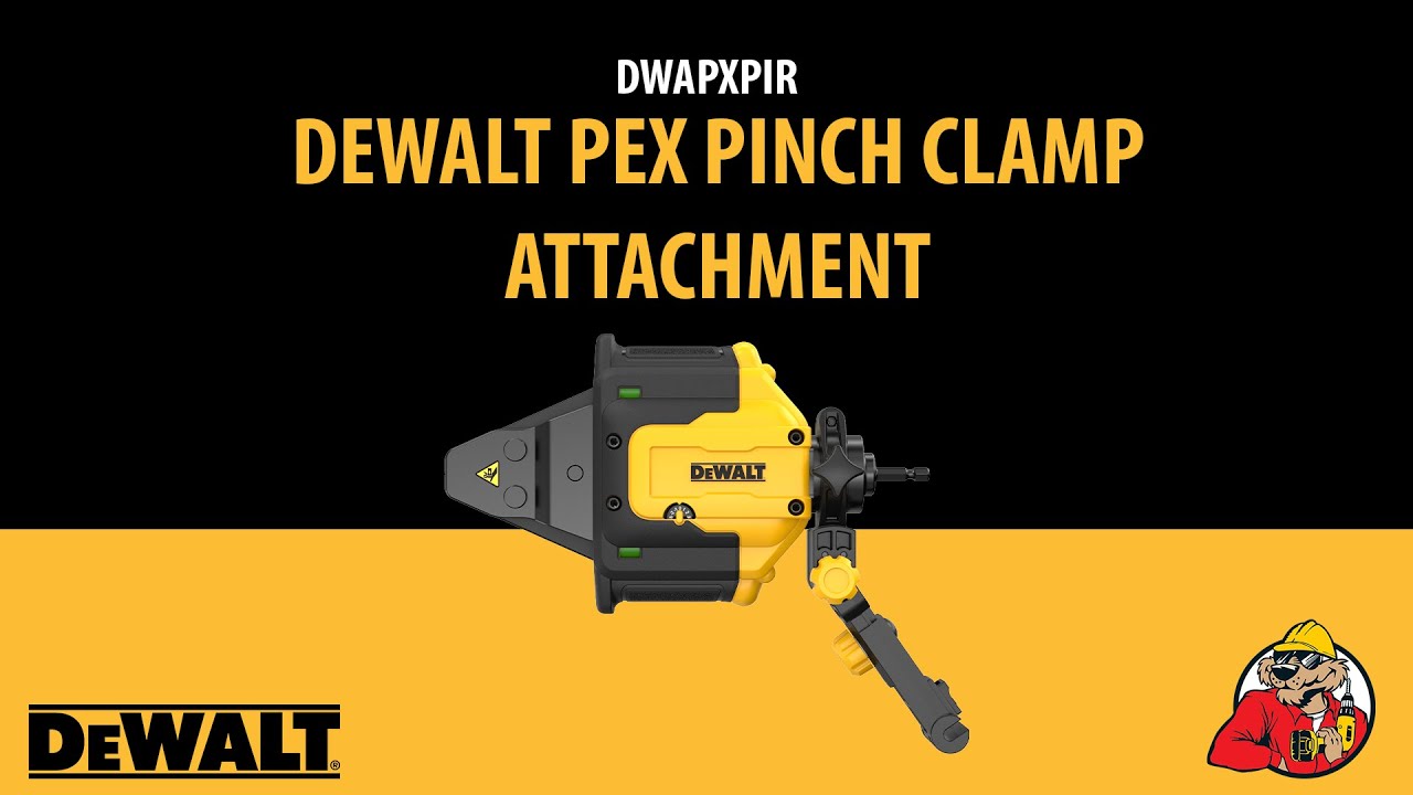 DEWALT IMPACT CONNECT PEX Pinch Clamp Attachment - YouTube