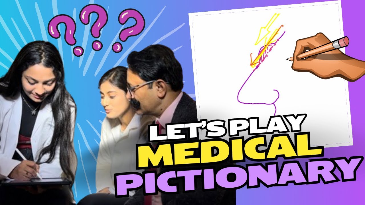Medical Pictionary with my favourite doctors! @Passionate_dermatologist ...