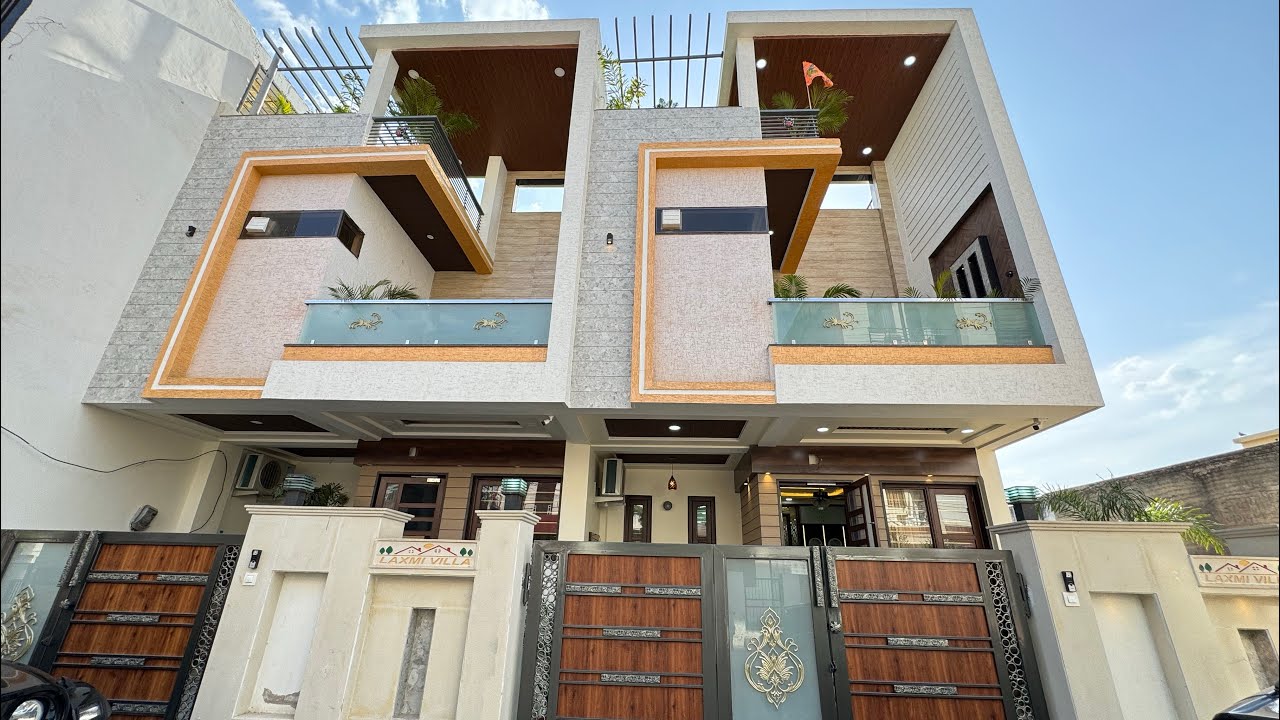 Ultra Luxurious Modern House With premium interior work | 20x70 House ...