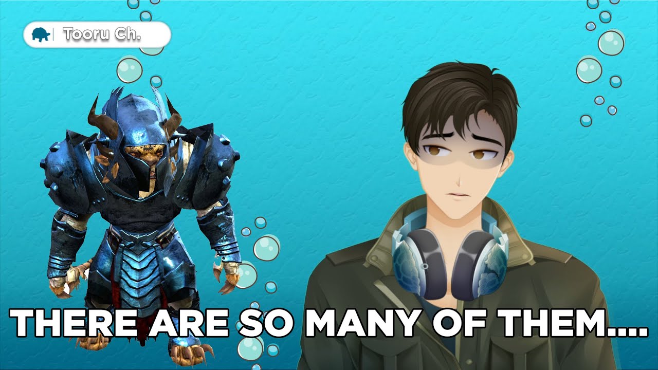 Turtle VTuber explains that there are a lot of Male Charr in Guild Wars ...