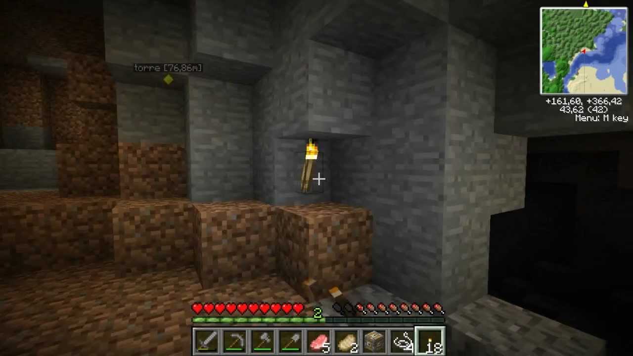 Minecraft com mods #2 - Caverna [PT-BR] - YouTube