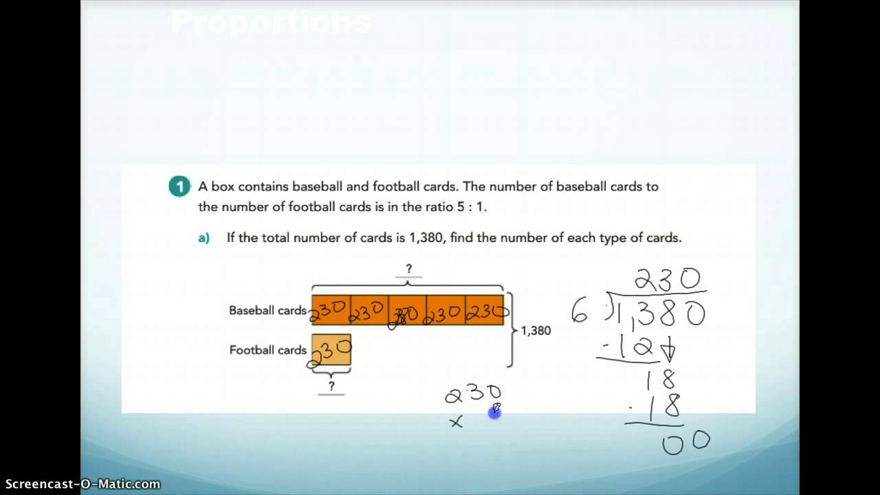 Ratio: Bar Models (Take 2) - YouTube