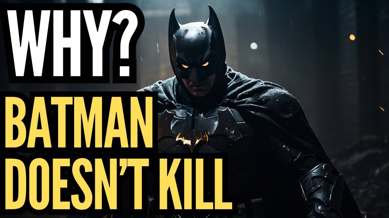 Why Batman Doesn't Kill #ai #dc #dccomics #batman - YouTube