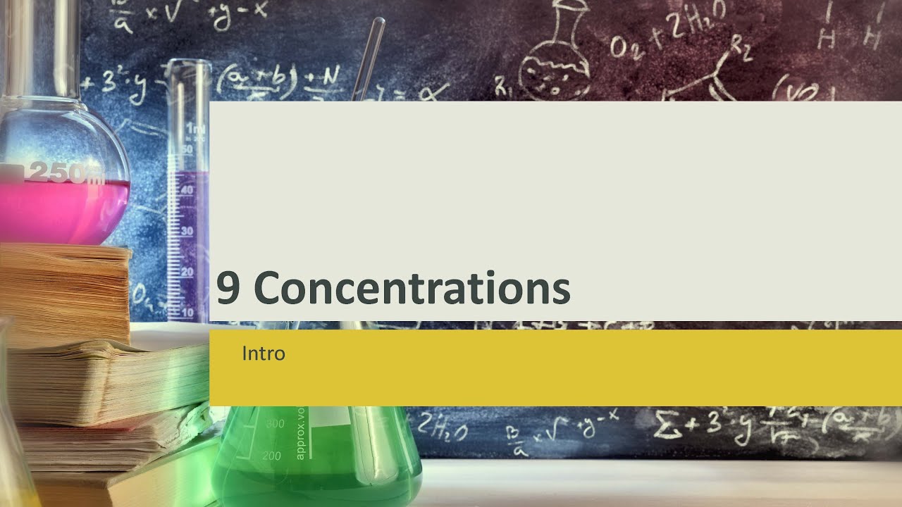 9 Concentrations - YouTube