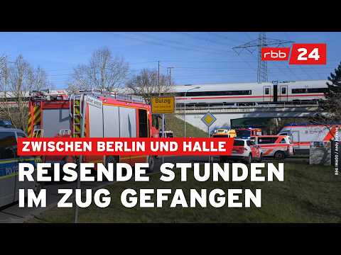 Oberleitung reißt und fällt auf ICE: Verletzte auf Strecke zwischen Berlin und München