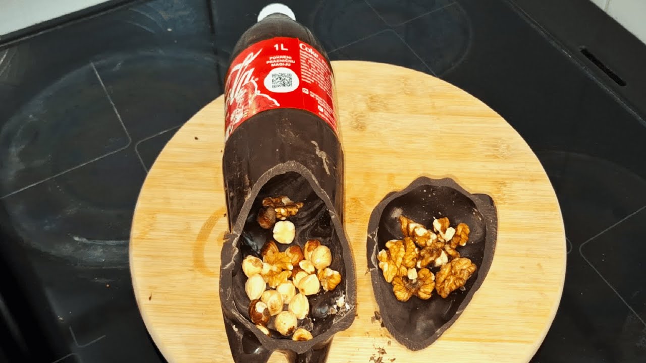 CHOCOLATE COKE WITH NUTS BOTTLE SHAPE - NEW YEAR SURPRISE 🍫 - YouTube