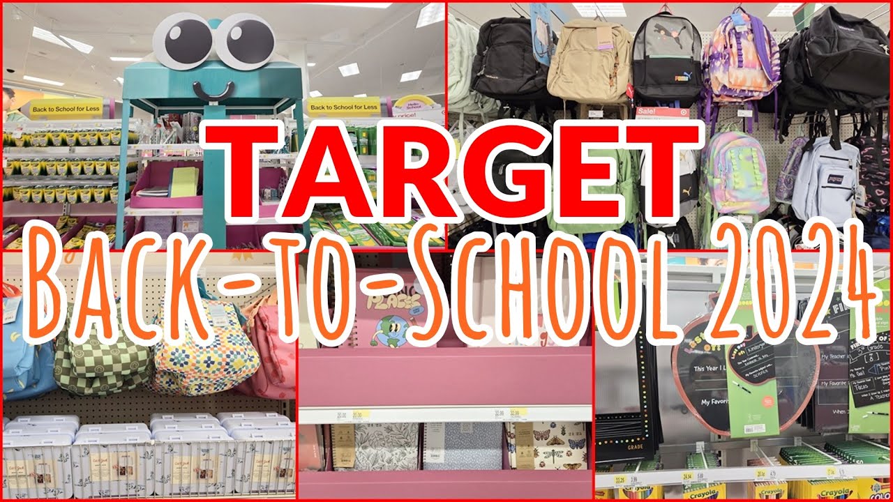 TARGET BACK TO SCHOOL 2024 SUPPLIES SHOP WITH ME - YouTube