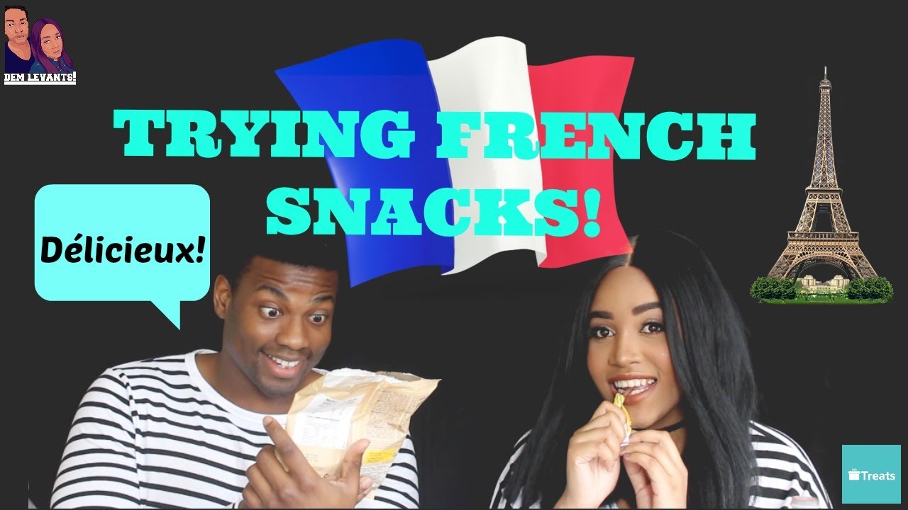 American and Trinidadian Try French Snacks! - YouTube