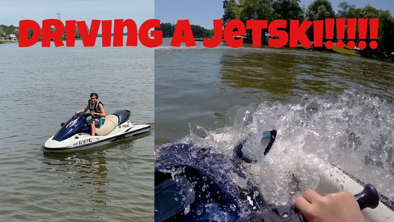 Driving A Jet ski!!!!! - YouTube
