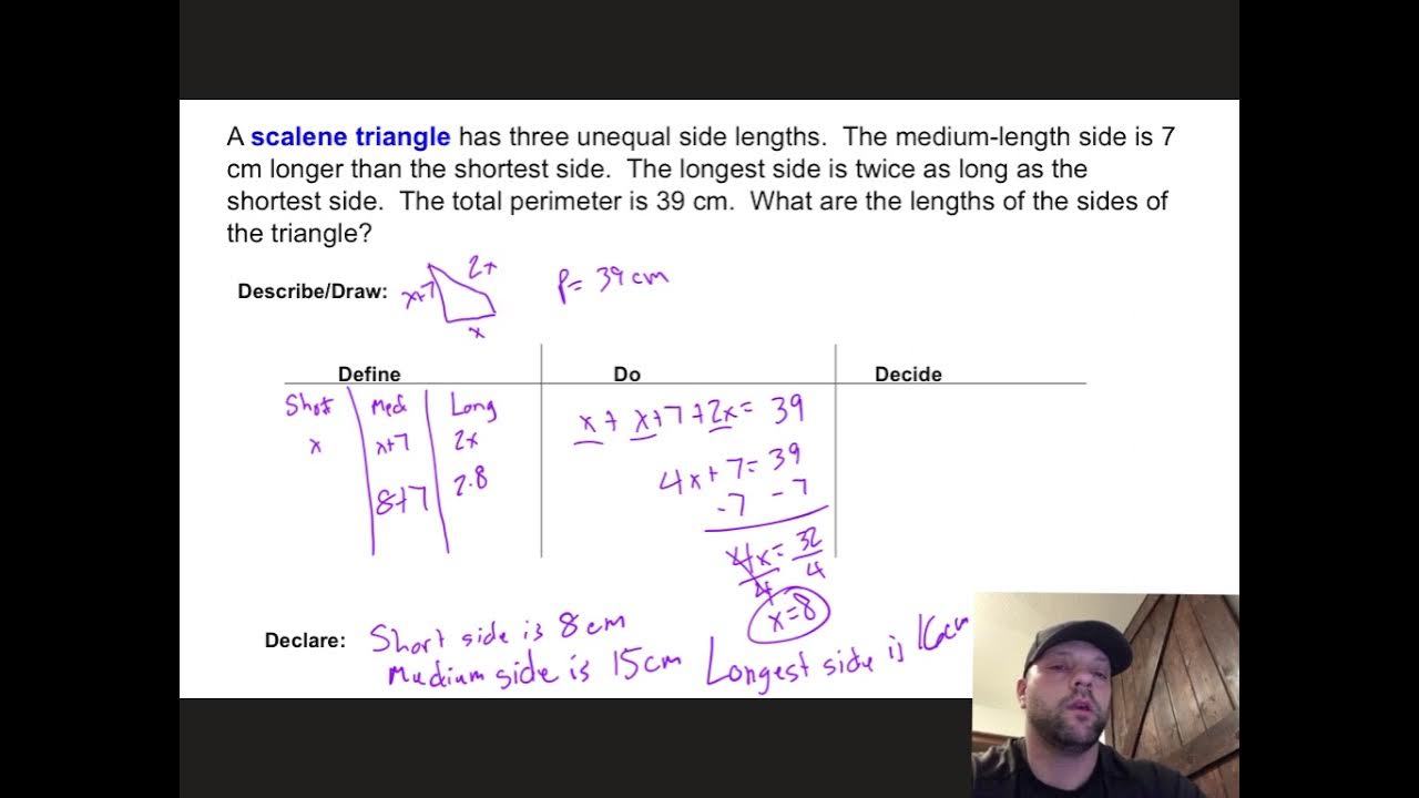 5-D Process Using Algebra - YouTube