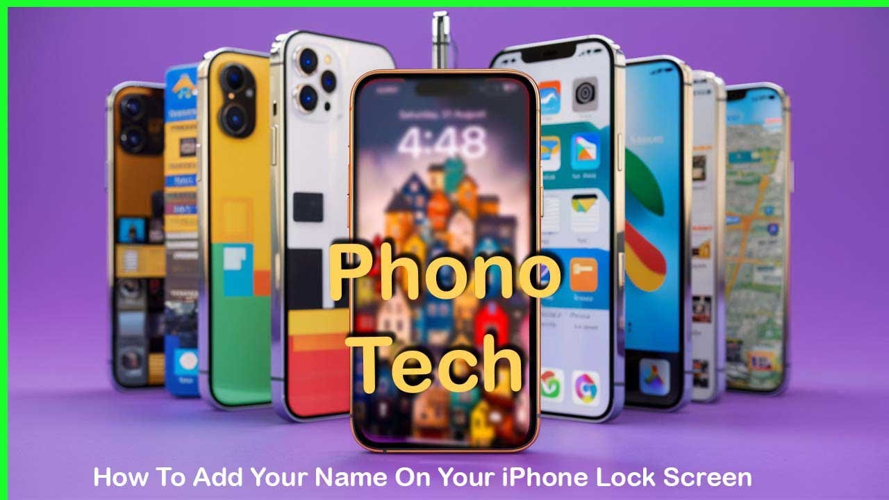 How To Add Your Name On Your iPhone Lock Screen | add name to iphone ...
