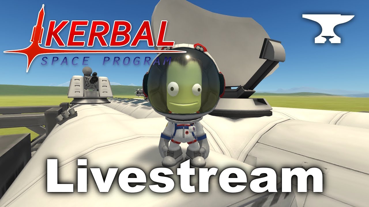 Smith Builds... The Behemoth! (Continued) - Livestream - Kerbal Space Program & BD Armory - YouTube