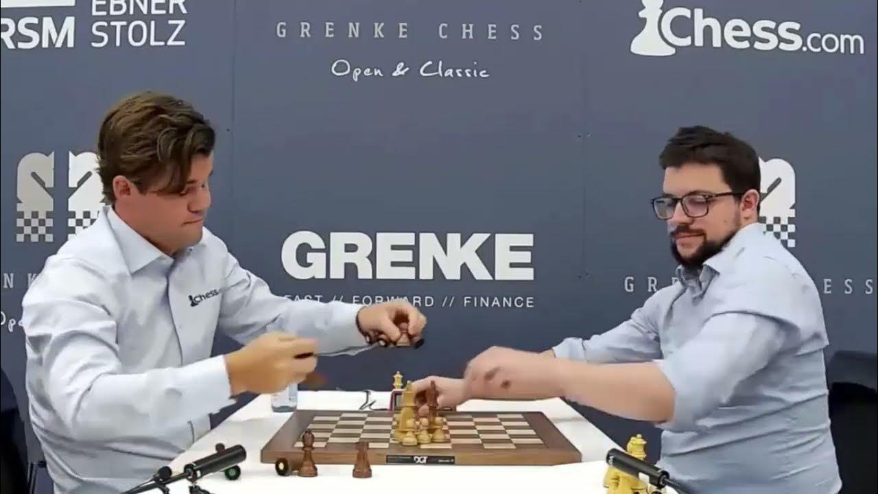 MISS WIN!! Magnus Carlsen vs Maxime Vachier-Lagrave || GRENKE Chess Classic 2024 - R4 - YouTube