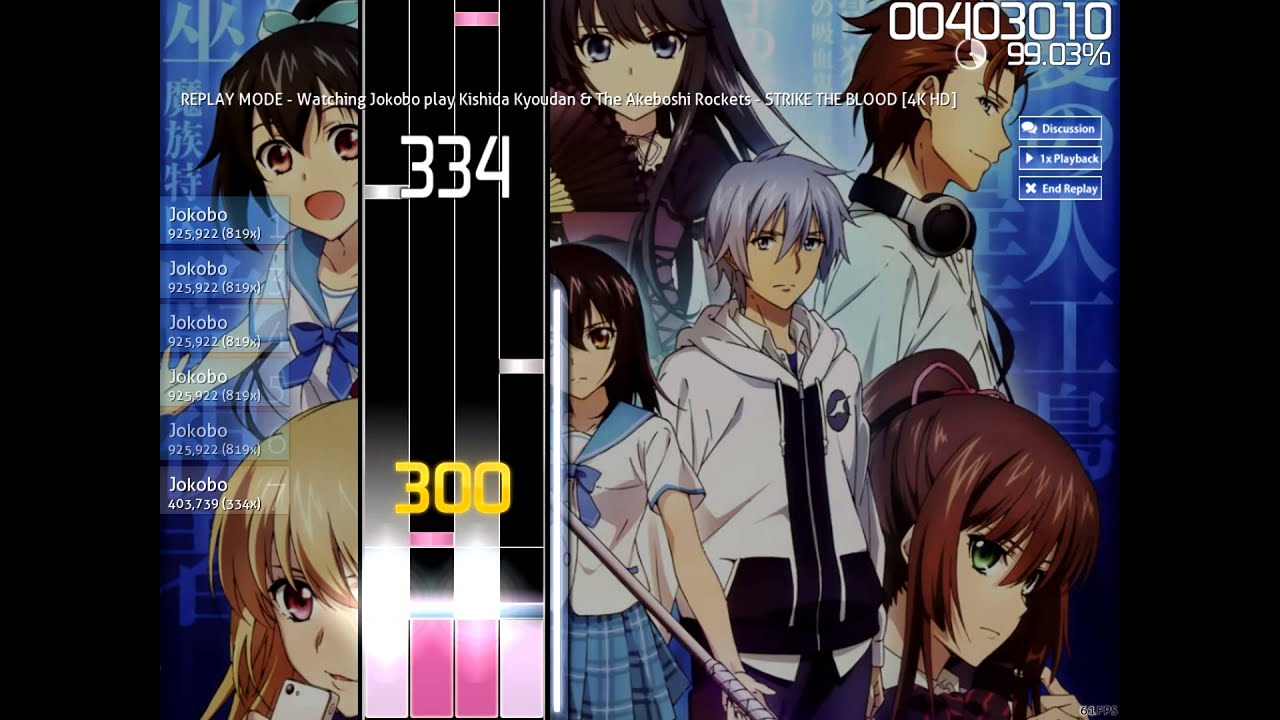 Kishida Kyoudan & The Akeboshi Rockets - STRIKE THE BLOOD [4K HD] - YouTube