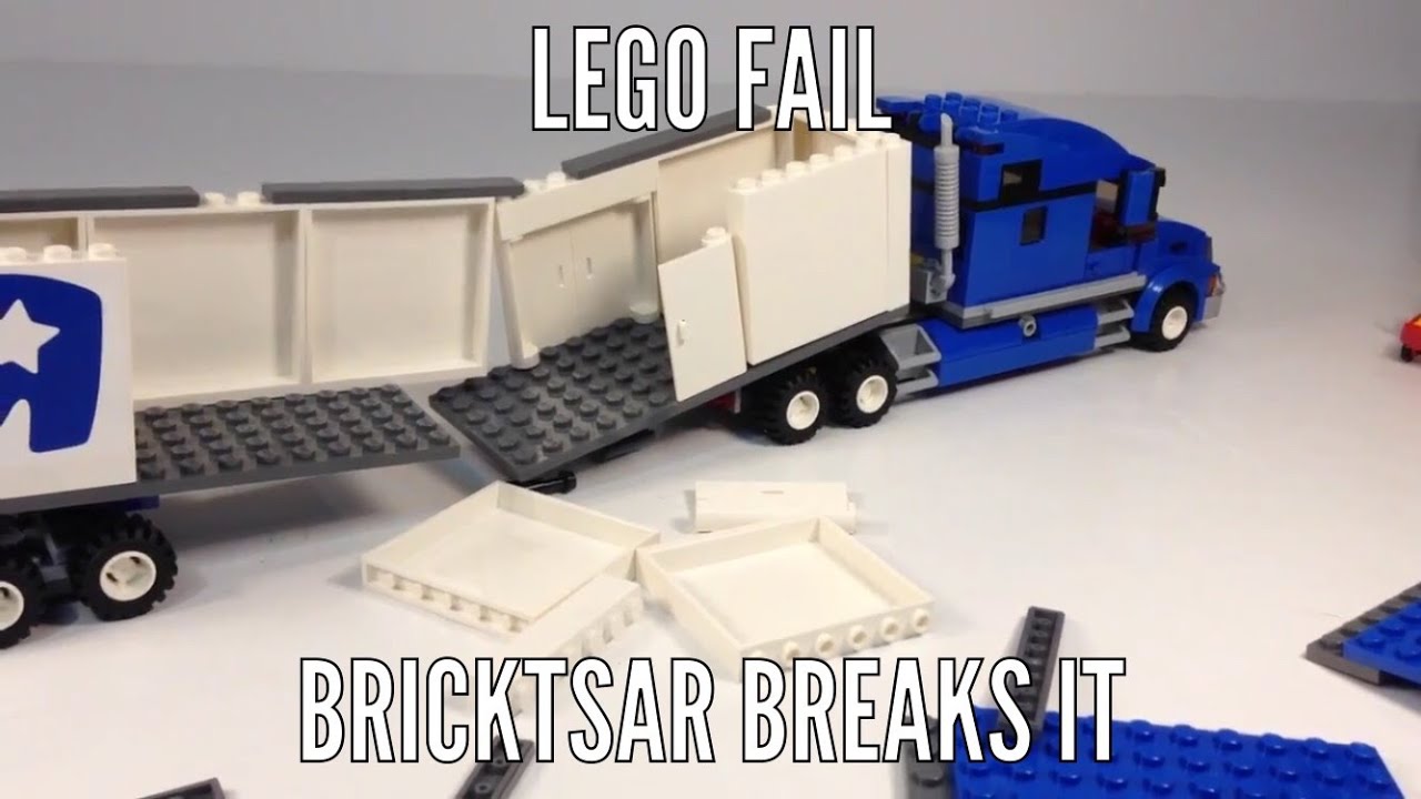 BrickTsar Breaks It - A LEGO FAIL Compilation - I give up #BBI - YouTube