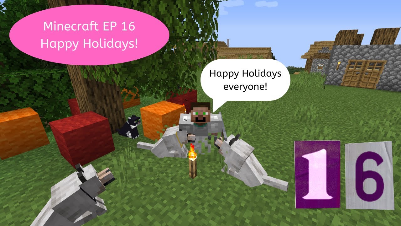 Happy Holidays! | Minecraft EP 16 - YouTube