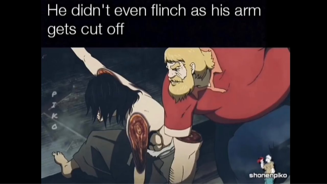 He didn’t even flinch as his arm gets cut off 😳 - YouTube