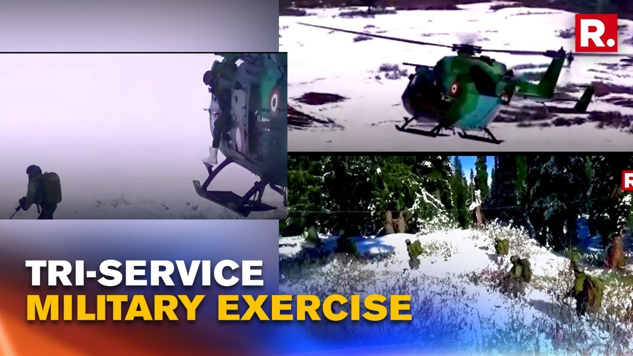 Watch: Chinar Corps Conducts Tri-service Training Exercise With Army ...