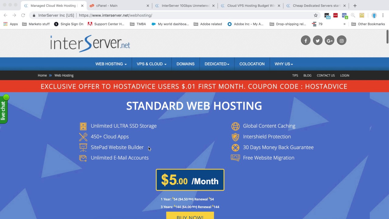 Interserver VPS - Full review of Intereserver's products - YouTube