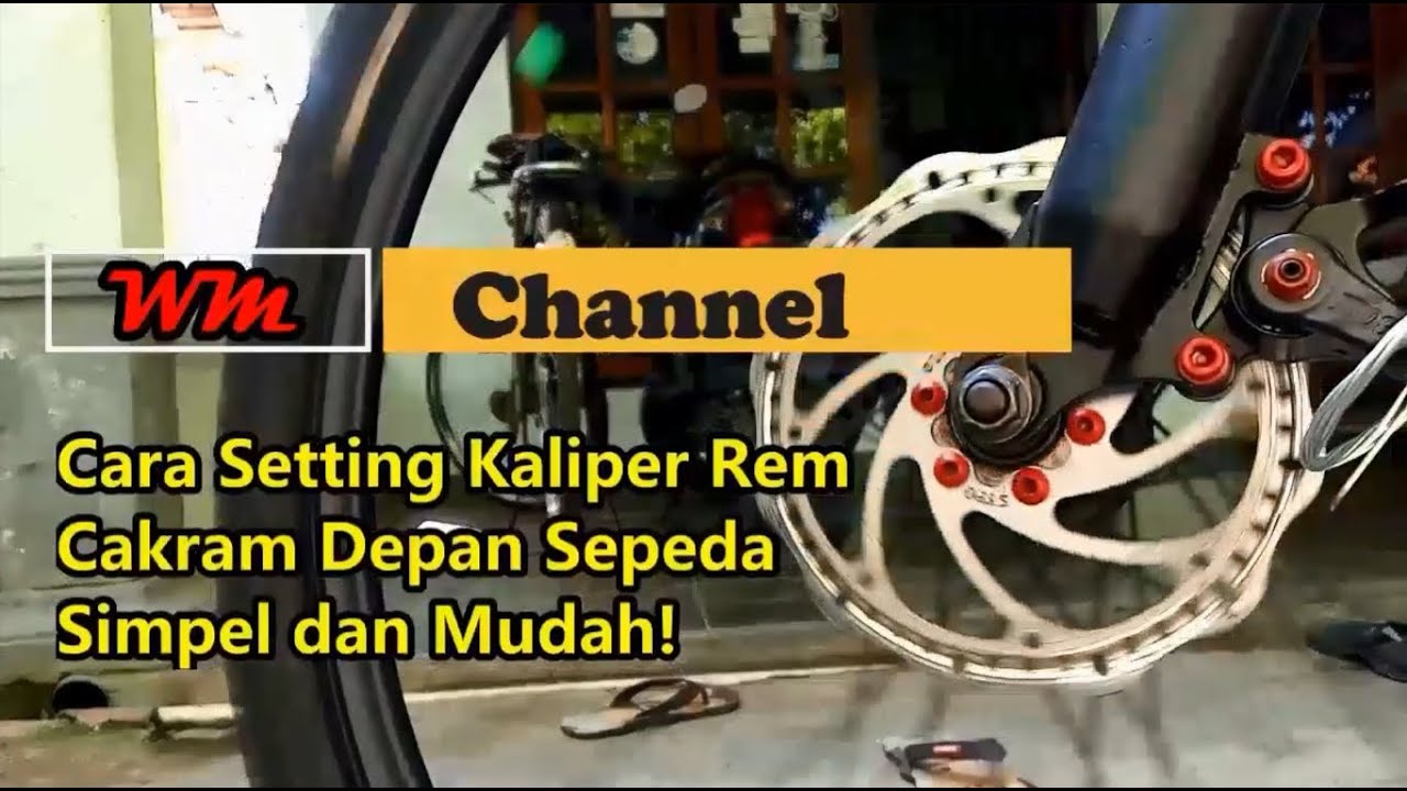 Cara Setting Kaliper Rem Cakram Depan Sepeda Simpel dan Mudah - YouTube