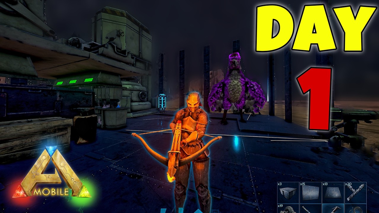 New Start | Build Base & Taming Ark: Ultimate Mobile Edition PvP - YouTube